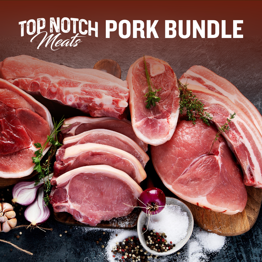 Pork Bundle - 15/25/50 lbs | Top Notch Meats | Jordanville, NY